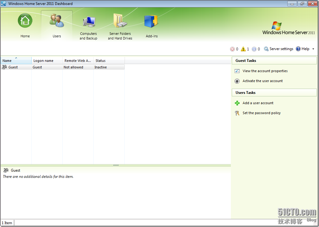 试用新版Windows Home Server 2011 (Vail)-CSDN博客