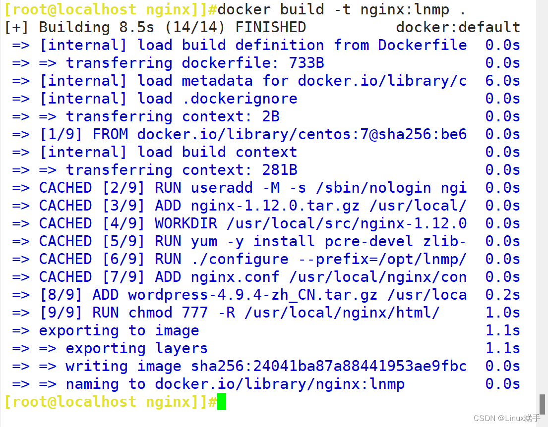 Docker搭建LNMP+Wordpress_debain docker lnmp 安装 wordpress-CSDN博客