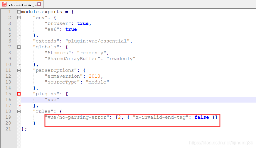 在项目run build中报"Parsing error: x-invalid-end-tag"错误的解决方案_error during build: syntaxerror: invalid ...