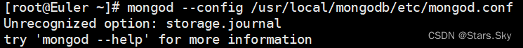 MongoDB 常见问题汇总及解决方法（持续更新ing）_unrecognized option: storage.journal.enabled-CSDN博客
