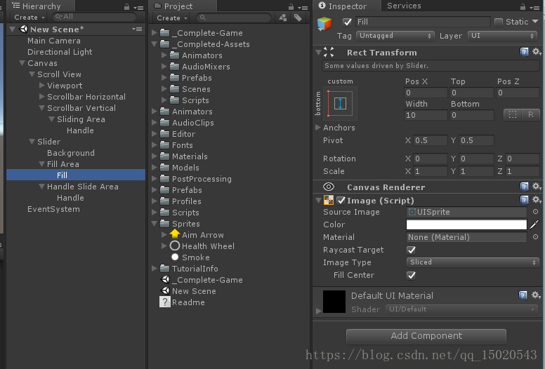 Unity基础篇: UGUI中的Slider,Scrollbar总结与区分。_slider scrollbar-CSDN博客