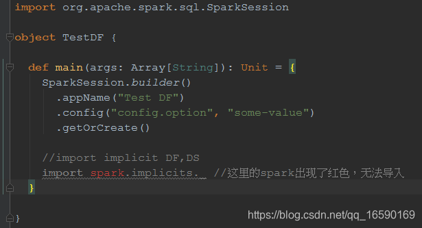 idea import spark.implicits._ 报红，无法导入_idea引入apache.spark.sql.sparksession依赖变红-CSDN博客