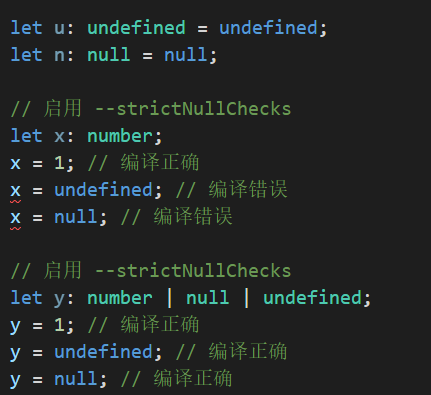 TypeScript基础类型_typescript strictnullchecks-CSDN博客