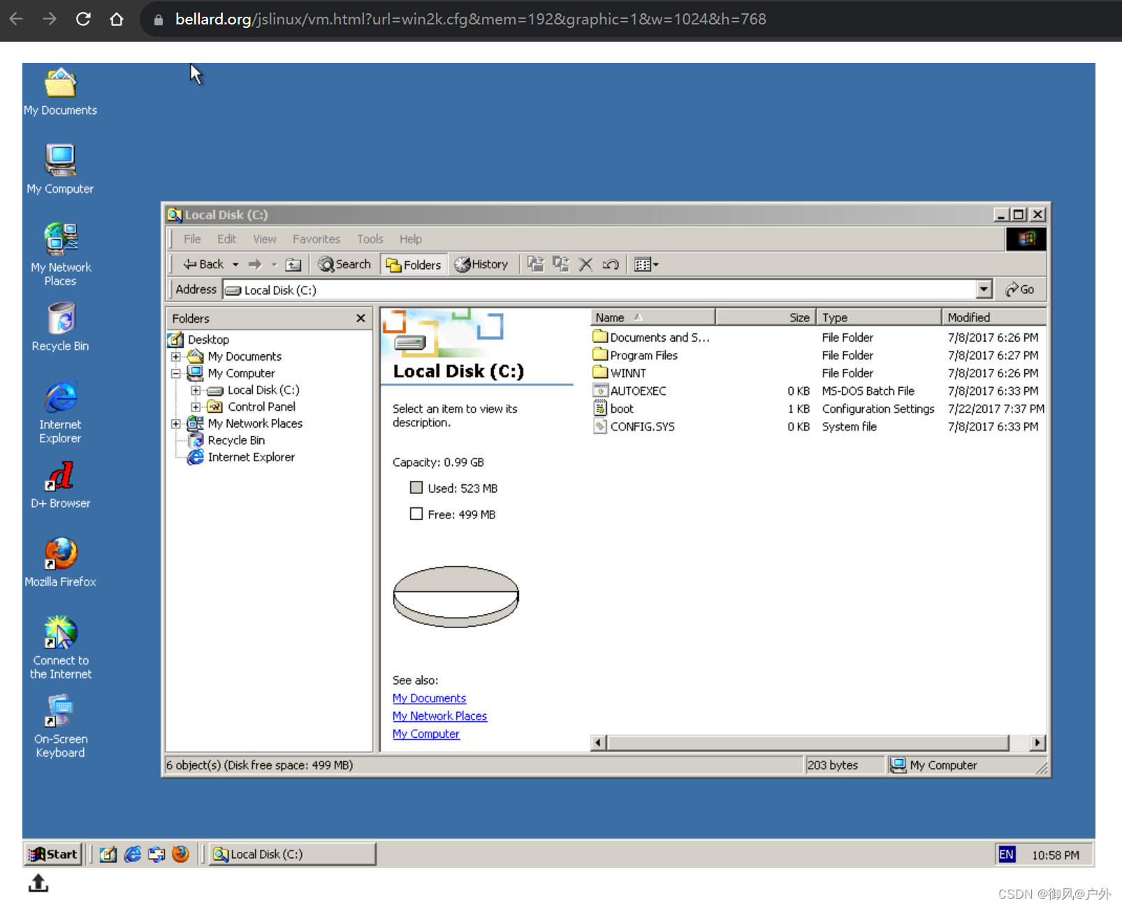 资源推荐：web js linux windows vm 虚拟机_jslinux (bellard.org)-CSDN博客