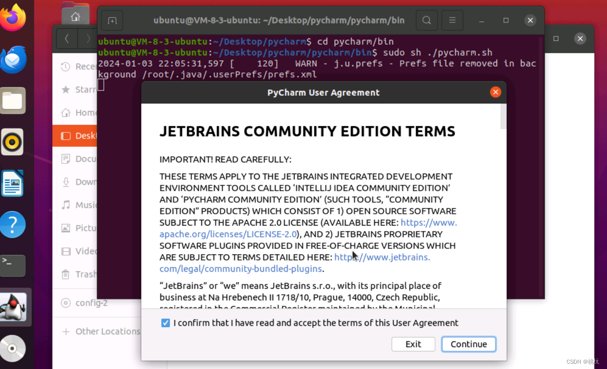 Ubuntu 20.04安装pycharm2022安装教程_ubuntu20.04安装pycharm-CSDN博客
