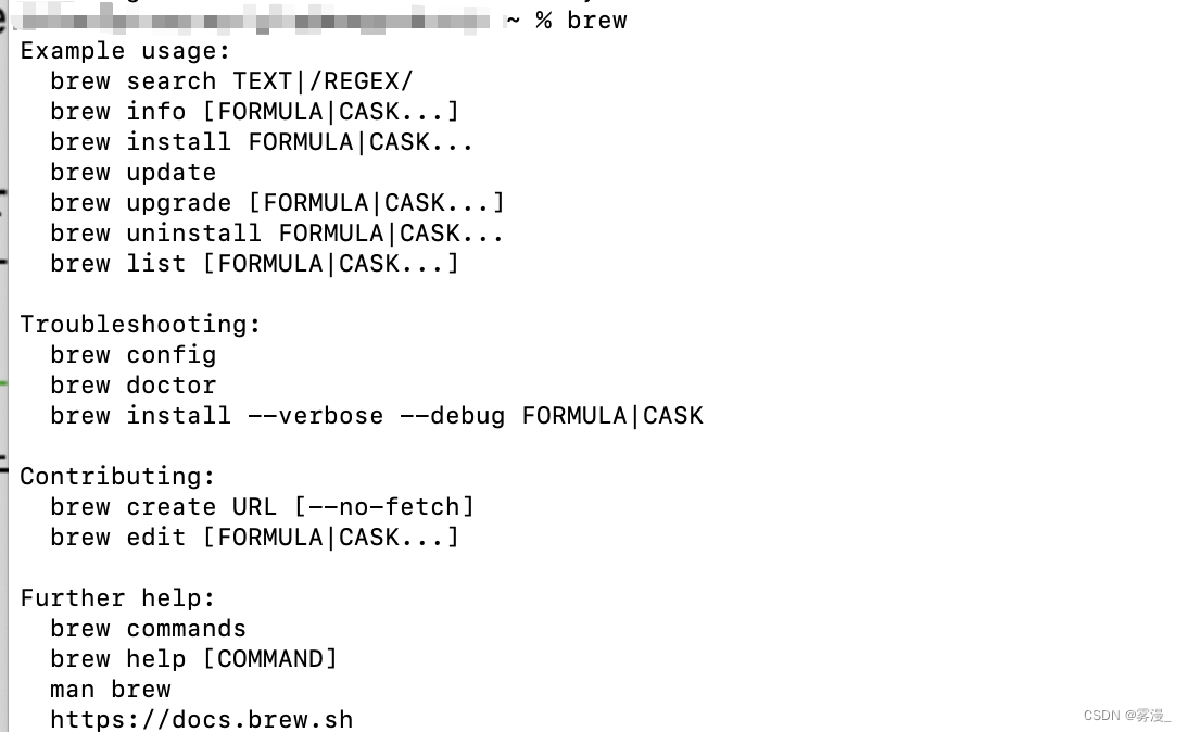 MAC：安装homebrew_mac 'git' must be installed and in your path!-CSDN博客