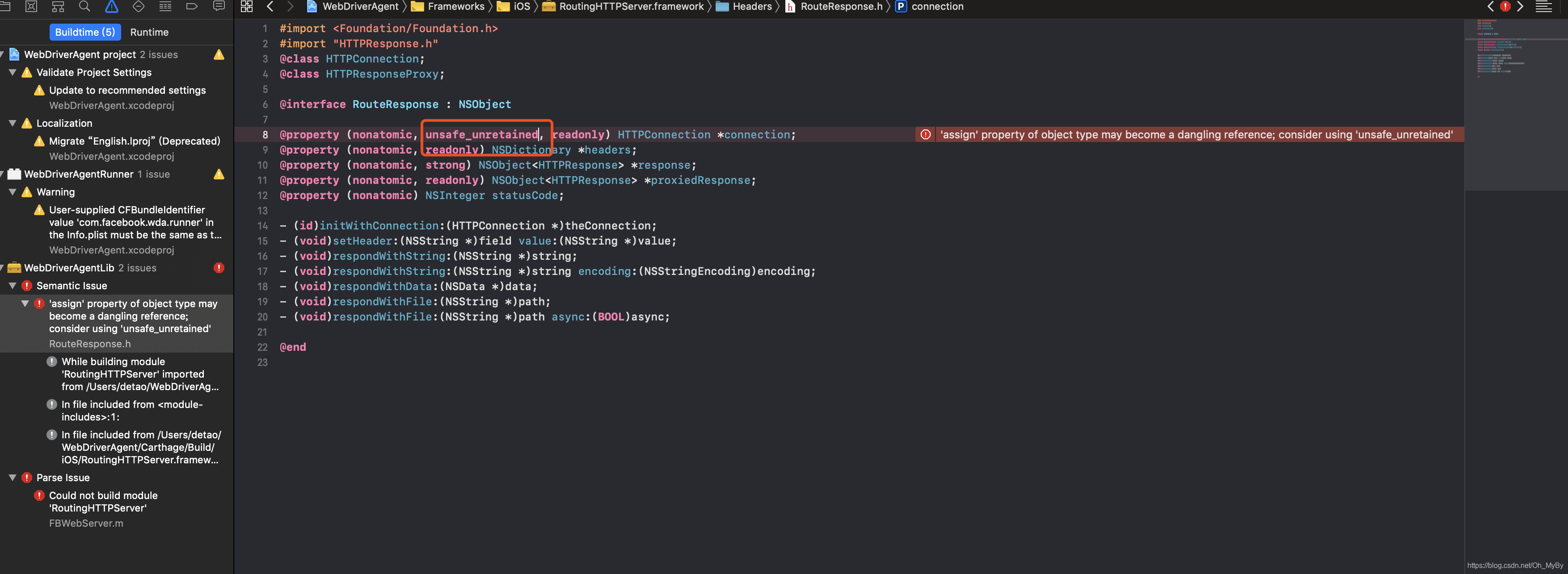 解决13.3 高版本xcode 提示Could not build module 'RoutingHTTPServer' 导致不能编译_could not perform discovery ...