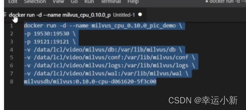 docker安装Milvus_milvus docker-CSDN博客
