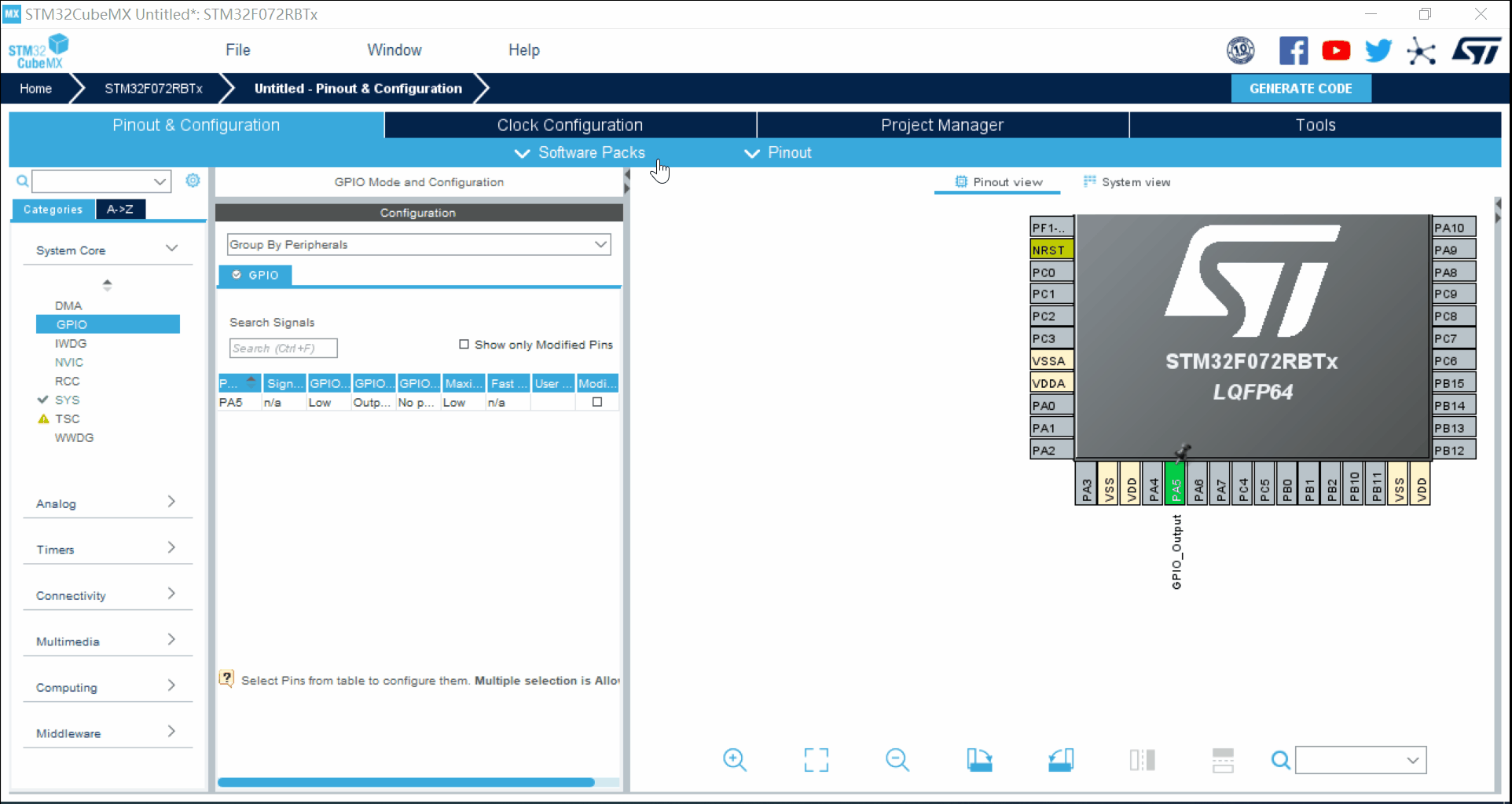 【工具使用】STM32CubeMX-GPIO配置_stm32cubemx配置gpio-CSDN博客