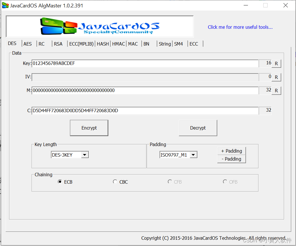 KCV（Key Check Value）的作用(验证密钥导入是否正确)与算法(DES/3DES或AES)示例-CSDN博客