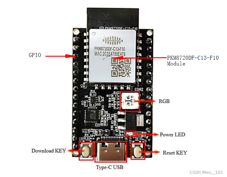 快速上手PKE8720DF-C13-F10开发板——hello world_rtl8720df-CSDN博客