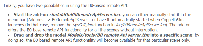 【CoppeliaSim】Vrep与Python实现联合控制的通讯问题_python控制程序基于coppeliasim提供的zmqremoteapi实现,依赖numpy-CSDN博客