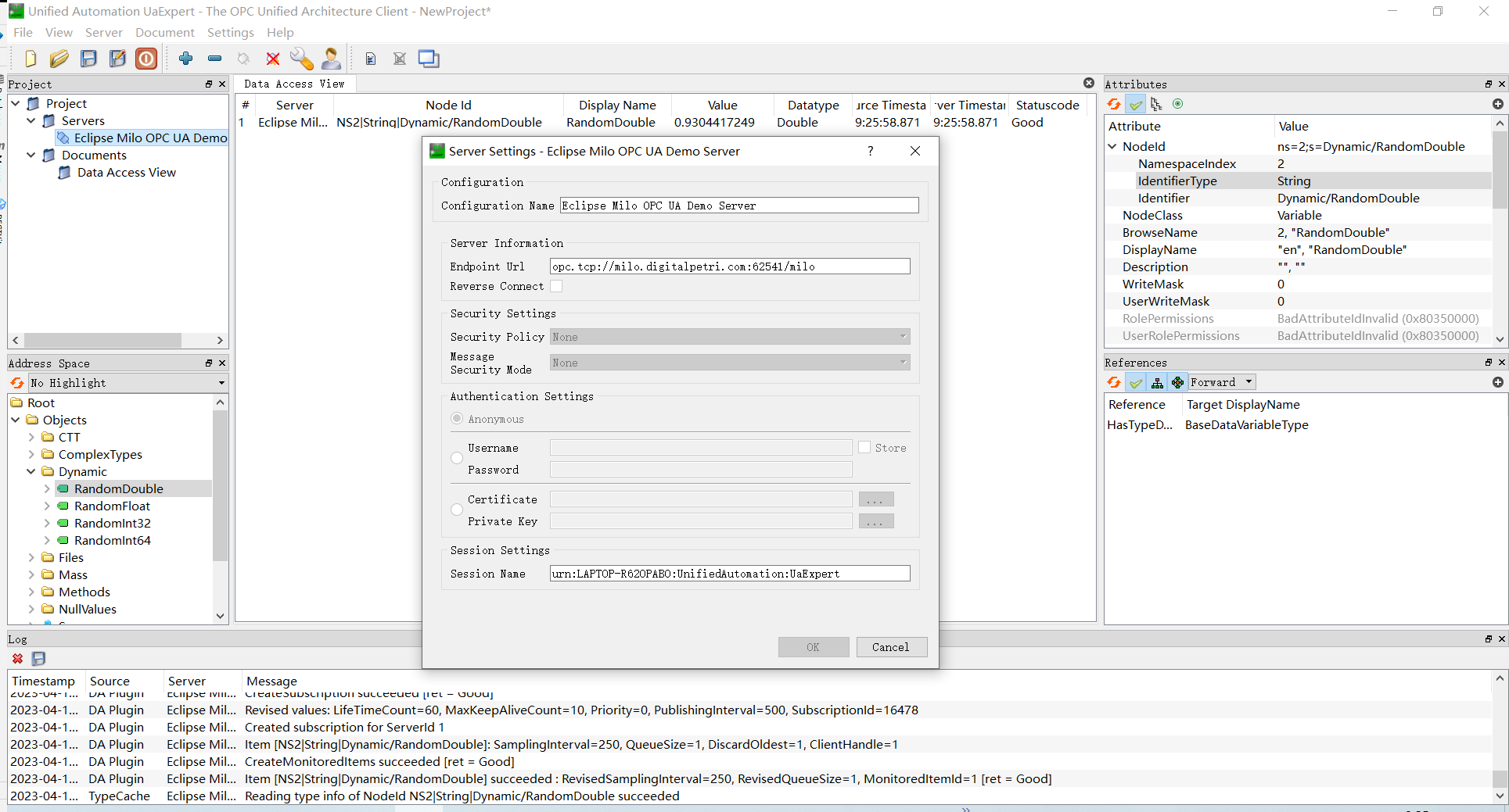 SpringBoot集成Milo库实现OPC UA客户端：连接、遍历节点、读取、写入、订阅与批量订阅_springboot opcua-CSDN博客