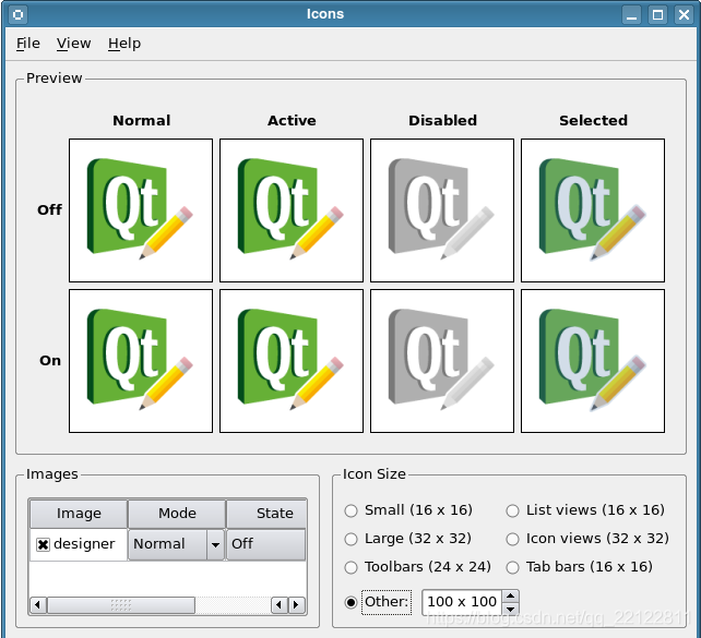 QT5.14.2 官方例子 - Qt Widgets 8: Icons（图标更改）_qt icons-CSDN博客