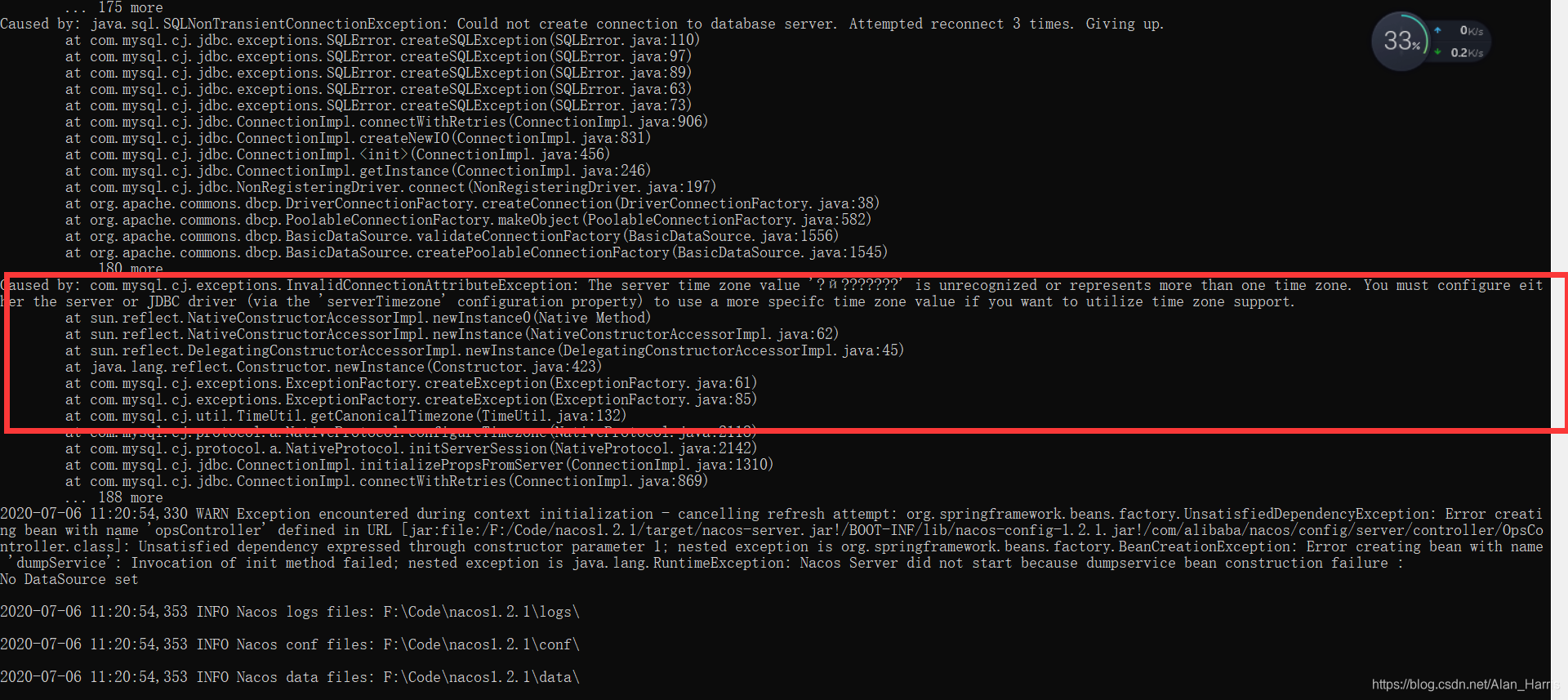 Nacos连接mysql8.0版本报错_nacos 链接mysql 8.0报错-CSDN博客