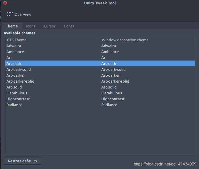 [ubuntu] ubuntu16.04 使用unity-tweek-tool主题以及图标美化_ubuntu16.04 tweak-CSDN博客