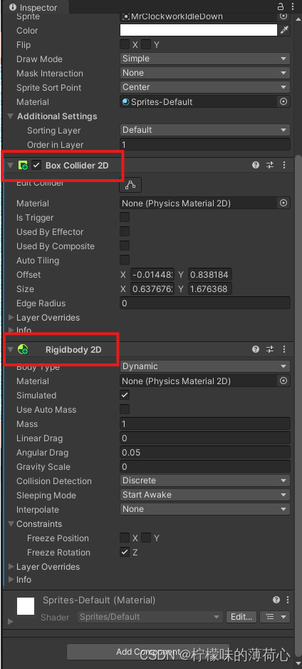 【Unity2D：C#Script】制作敌人_unity制作敌人-CSDN博客