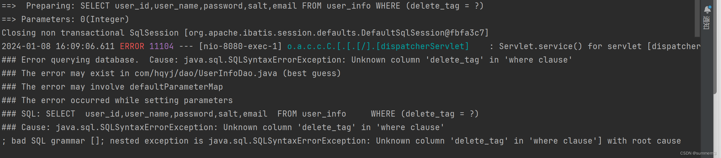 Failed to load resource: the server responded with a status of 500-CSDN博客
