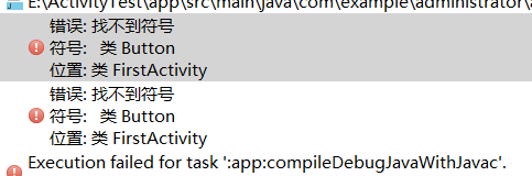 Cannot resolve symbol 'Button'和自动导包-CSDN博客