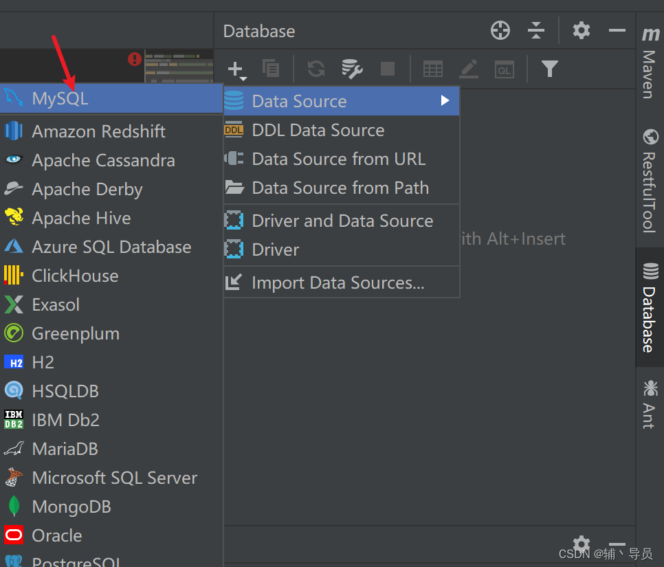 idea中如何连接MySQL数据库，并让mapper映射文件自动提示字段信息？_idea mapper文件怎么可以有数据库表的提示-CSDN博客