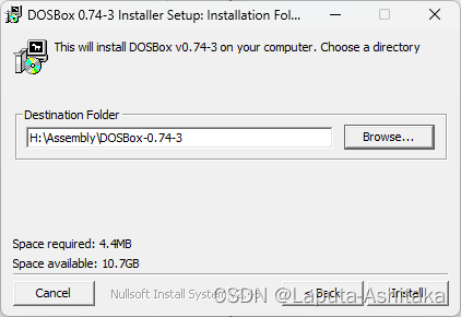 [汇编环境的配置]DosBox Masm Link_masm link 64位-CSDN博客
