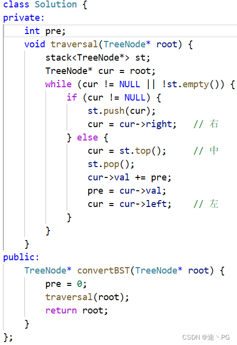 代码随想录day30（1）二叉树：把二叉搜索树转换为累加树（leetcode538）-CSDN博客