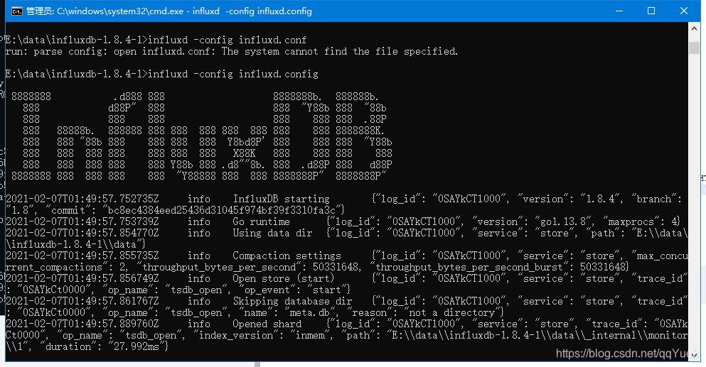 Influxdb教程（一）windows下安装_influxdb安装部署windows-CSDN博客