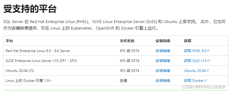 在Linux下载安装SQL Server数据库_linux下载sqlserver-CSDN博客