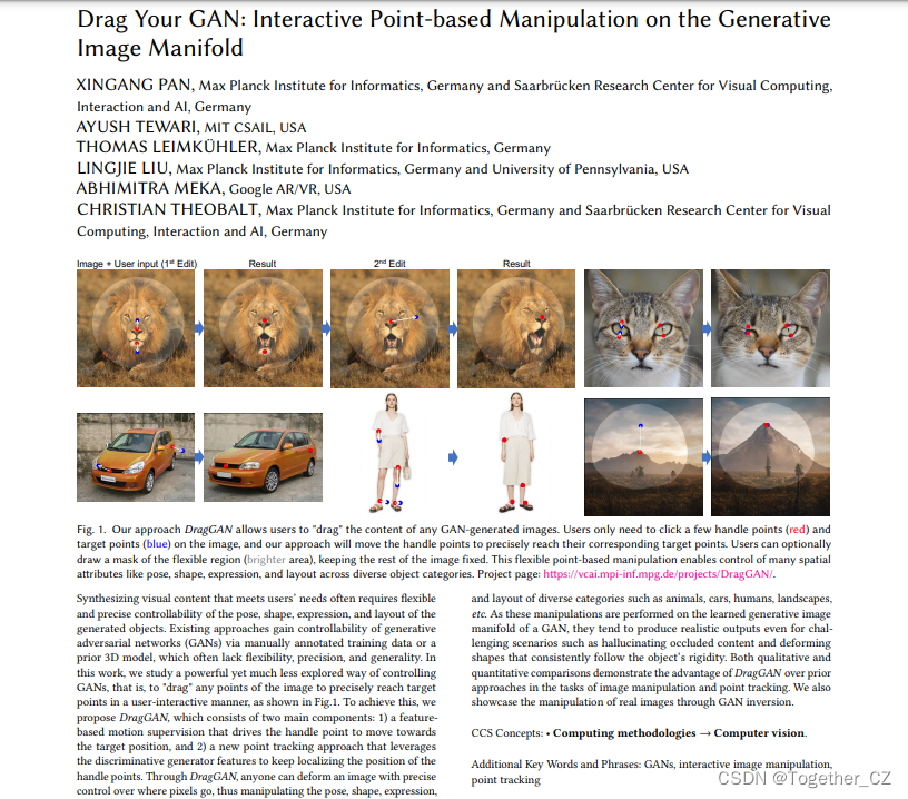 大象也能P转身？超火的DragGAN正式开源，带你一秒解锁新技能_draggan 训练-CSDN博客