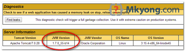 找出Tomcat使用的是哪个JDK或JAVA_HOME-CSDN博客