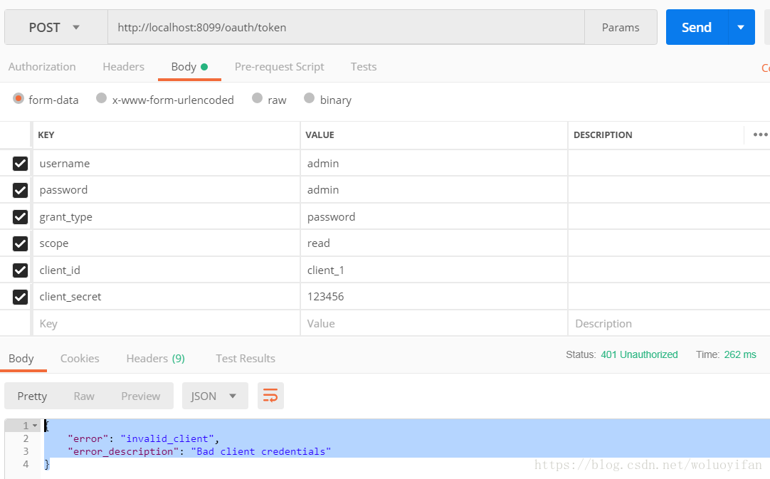 【Spring Boot】Spring Boot 2.x + Spring Security OAuth2 2.3.3 出现 bad client credentials 错误的踩坑记录-CSDN博客