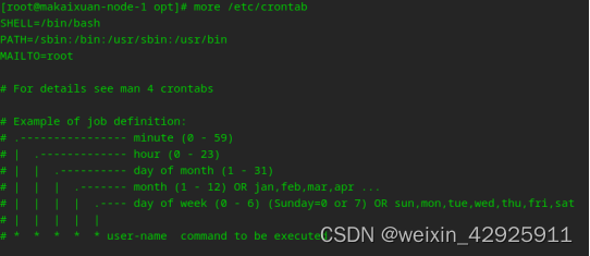 Crontab定时任务_crontab -l命令-CSDN博客