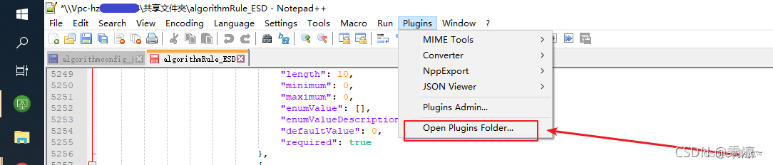 Notepad++安装json插件_notepad json插件-CSDN博客