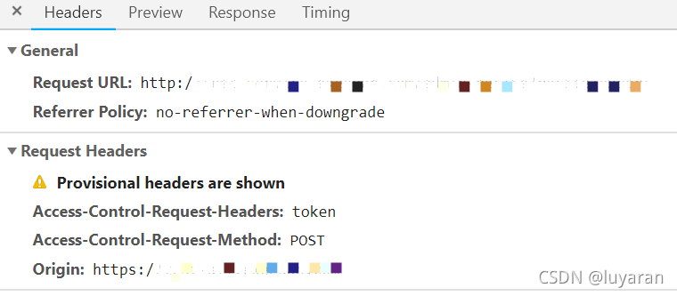 【已解决】ajax请求提示【Provisional headers are shown】_devtools#provisional-headers-CSDN博客