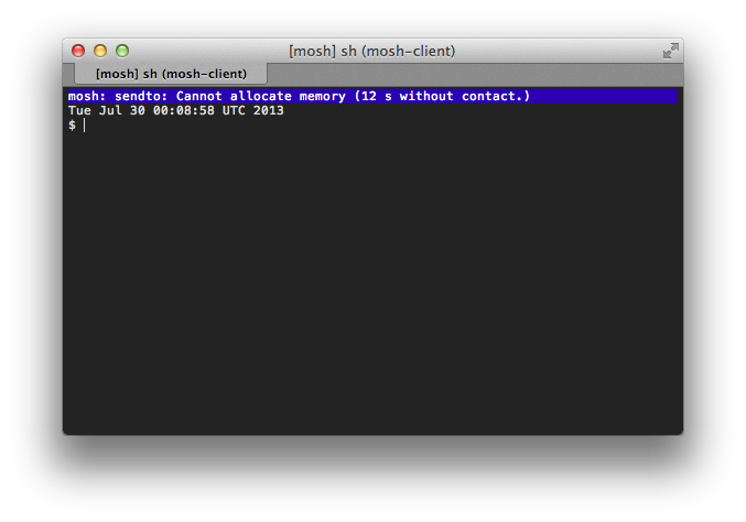 SSH延迟太高, 可用mosh代替_mosh ssh-CSDN博客