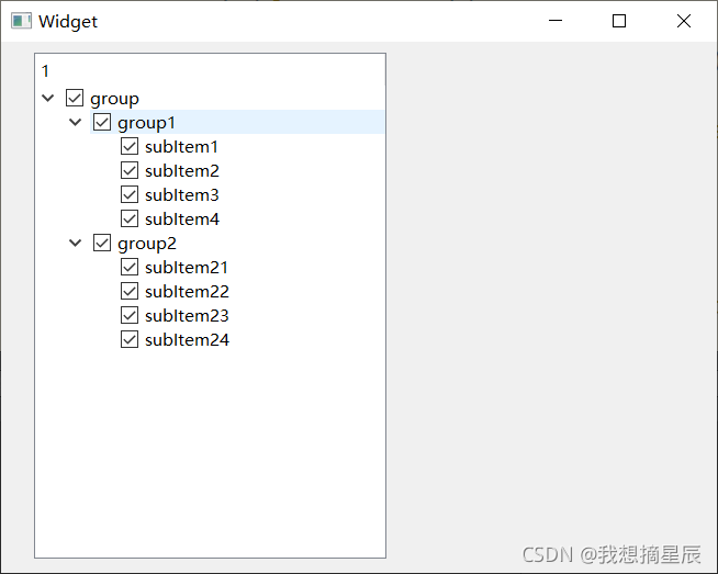 QTreeWidget创建具复选框的树形控件_qt树状图加复选框-CSDN博客