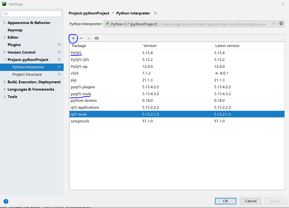 PyCharm集成PyQt5以及使用_pycharm pyqt5-CSDN博客