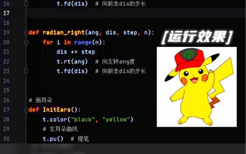 python的皮卡丘如何写代码_皮卡丘字符画-CSDN博客