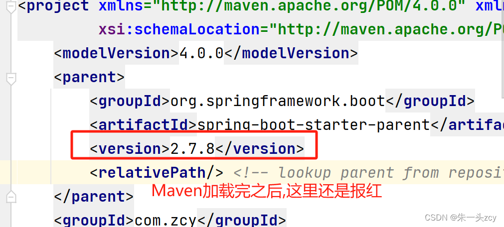 SpringBoot测试报错:Failed to load ApplicationContext(pom文件加载完,版本号依然标红)-CSDN博客