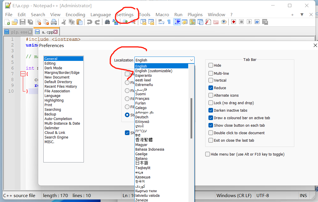 二、Notepad++ 配置C\C++运行_notepat++ 运行c++-CSDN博客