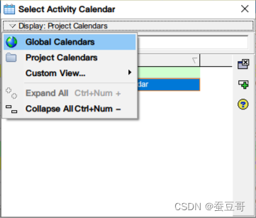 Primavera P6 Calendars 全局日历和项目日历Calendar_p6日历设置-CSDN博客