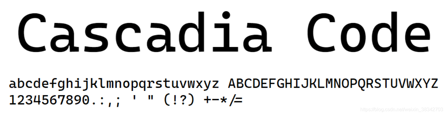 微软新字体Cascadia Code安装_cascadia code 安装-CSDN博客