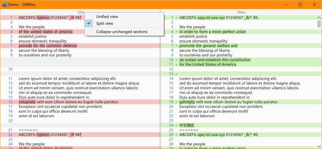 适用于 .NET 的开源文本差异对比组件_diffbuilder.builddiffmodel(originaltext, modifiedt-CSDN博客