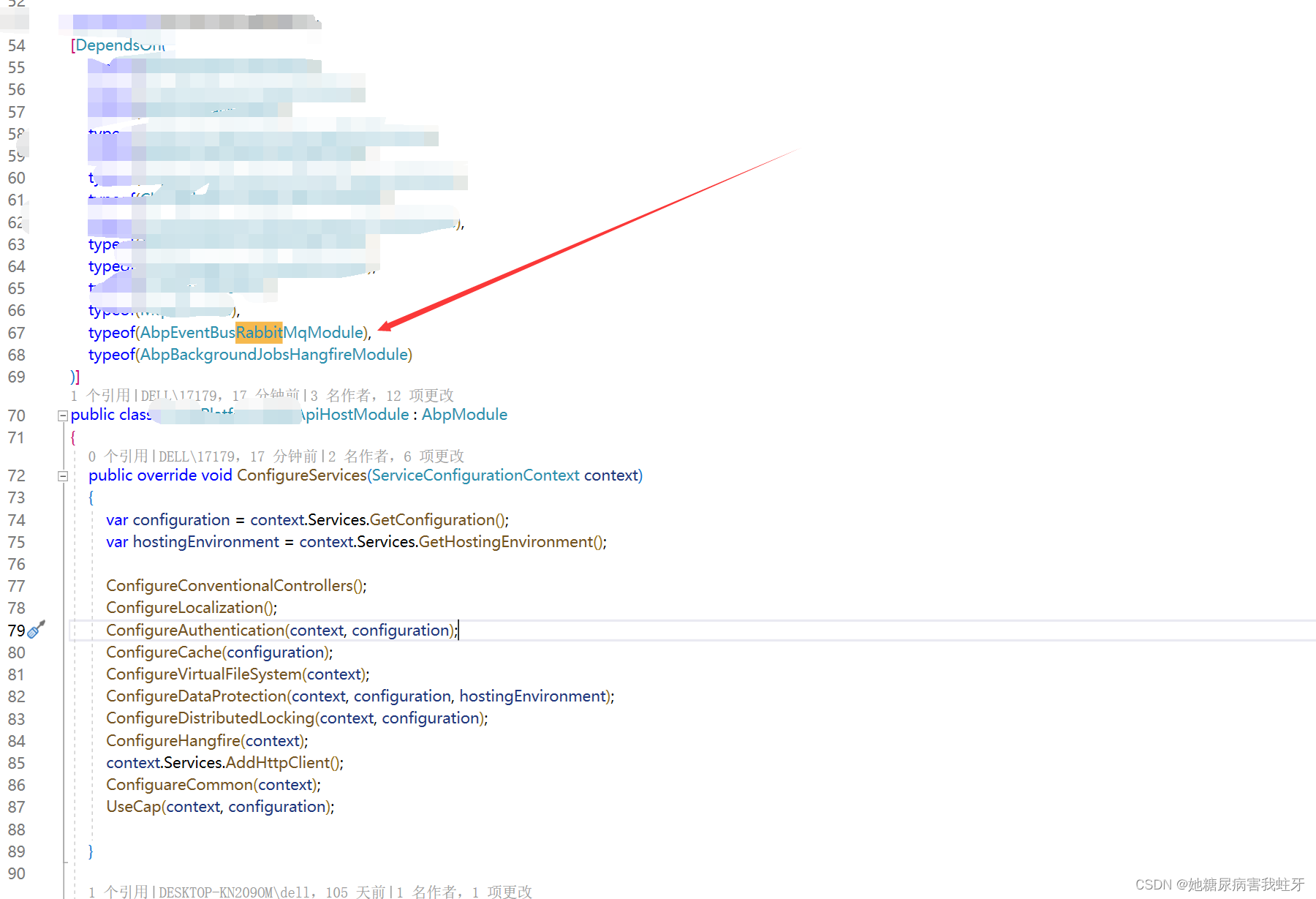 记一次跨项目之间通过ABP=＞eventBus通信的坑_abp eventbus dapr-CSDN博客