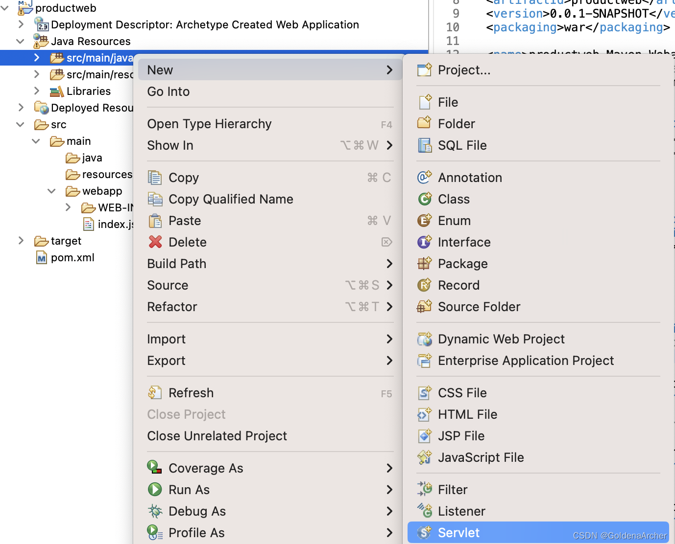 [maven] maven 创建 web 项目并嵌套项目_创建mavenweb项目-CSDN博客