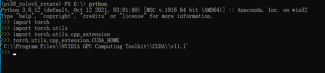 windows10安装yolov5_obb时的一些报错记录_基于cuda11.8搭建yolov5-obb-CSDN博客