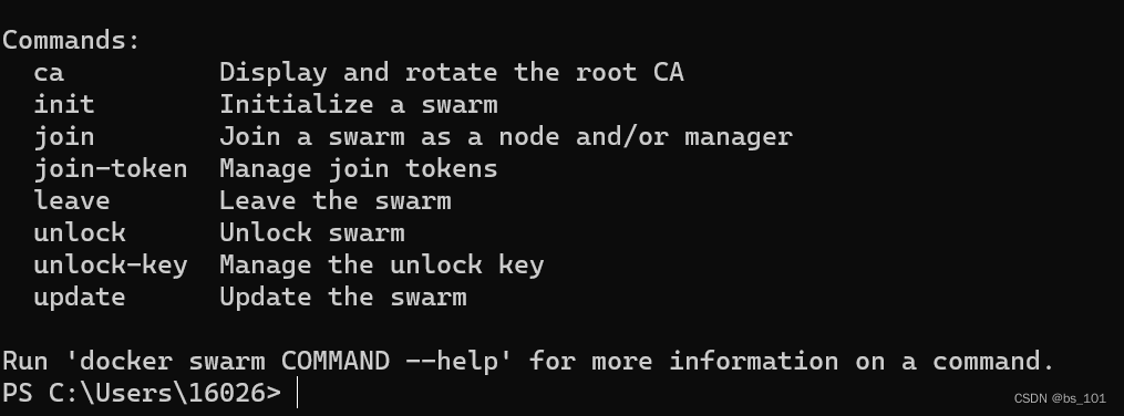 docker swarm集群_docker swarm init-CSDN博客