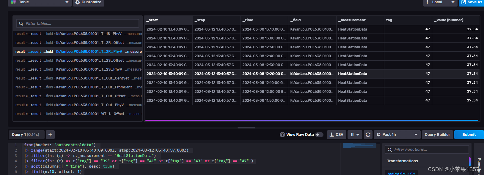influxdb2.0插入数据字段类型出现冲突问题解决_failure writing points to database: partial ...