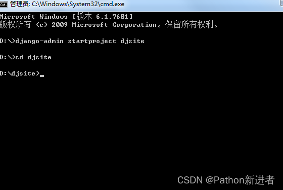 初学django 在win7下的安装。_django win7-CSDN博客
