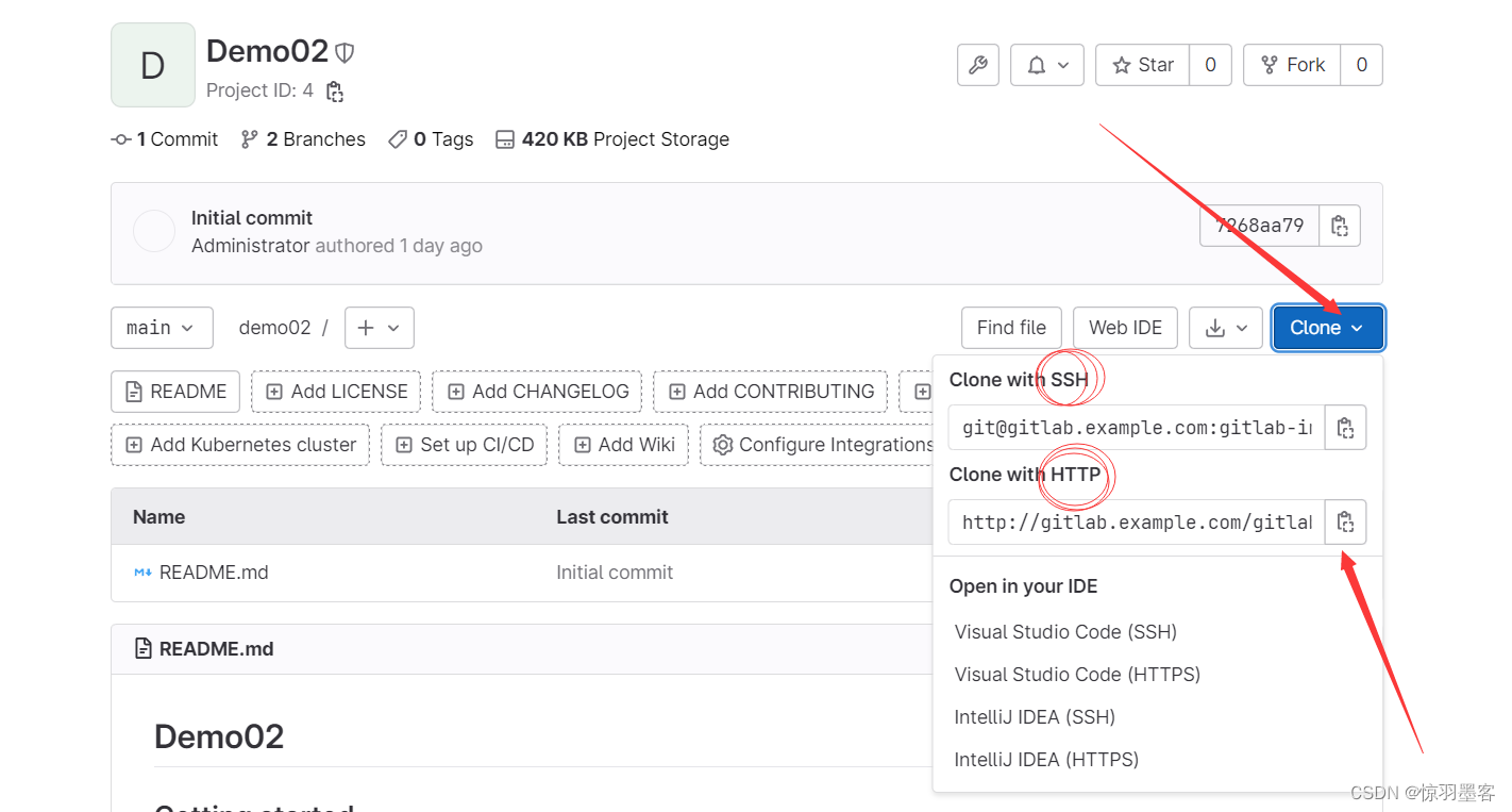 Gitlab配置及使用_gitlab host-CSDN博客